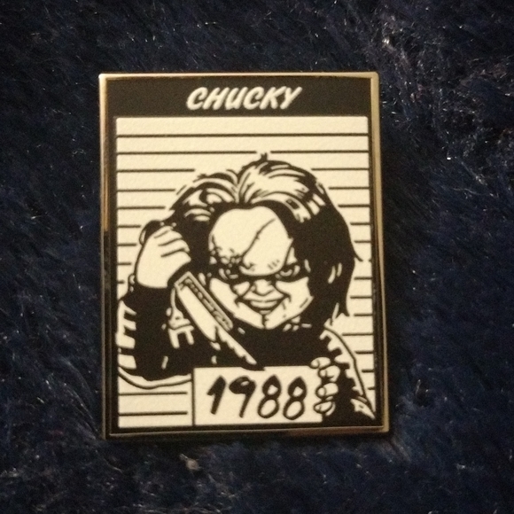 Accessories | Chucky 1988 Mugshot Enamel Lapel Pin | Poshmark